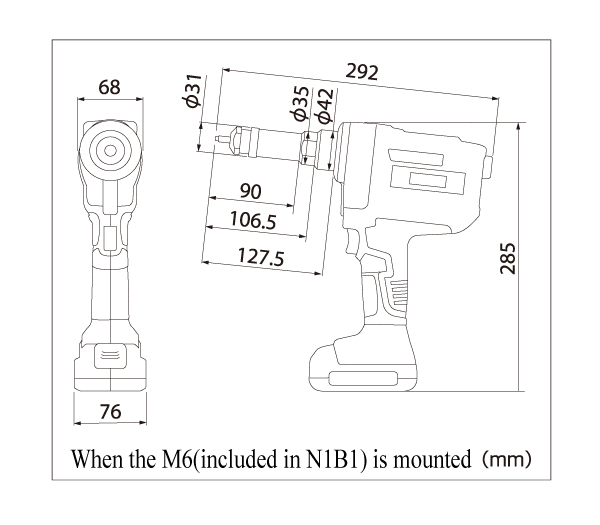 Cordless Rivet nut setter - Nut rivet setter - Fasteners and fastening ...